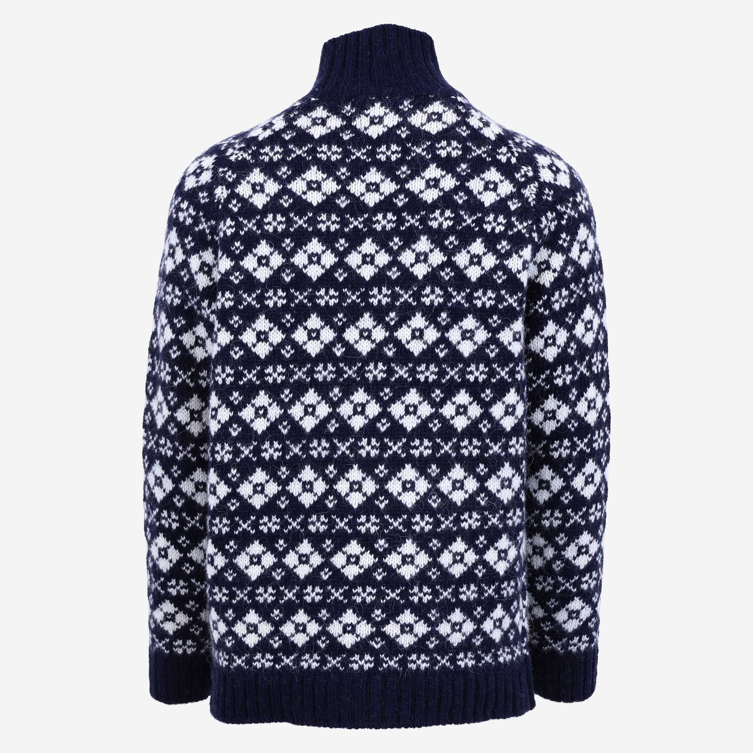 Gestur Turtleneck Wool Nordic Sweater