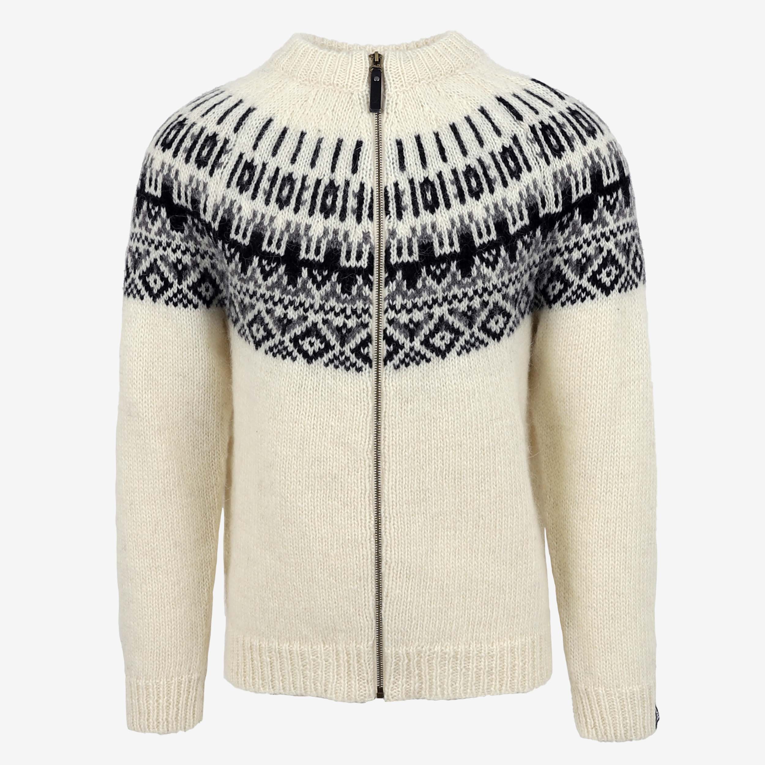 Elis Wool Sweater with full Zip