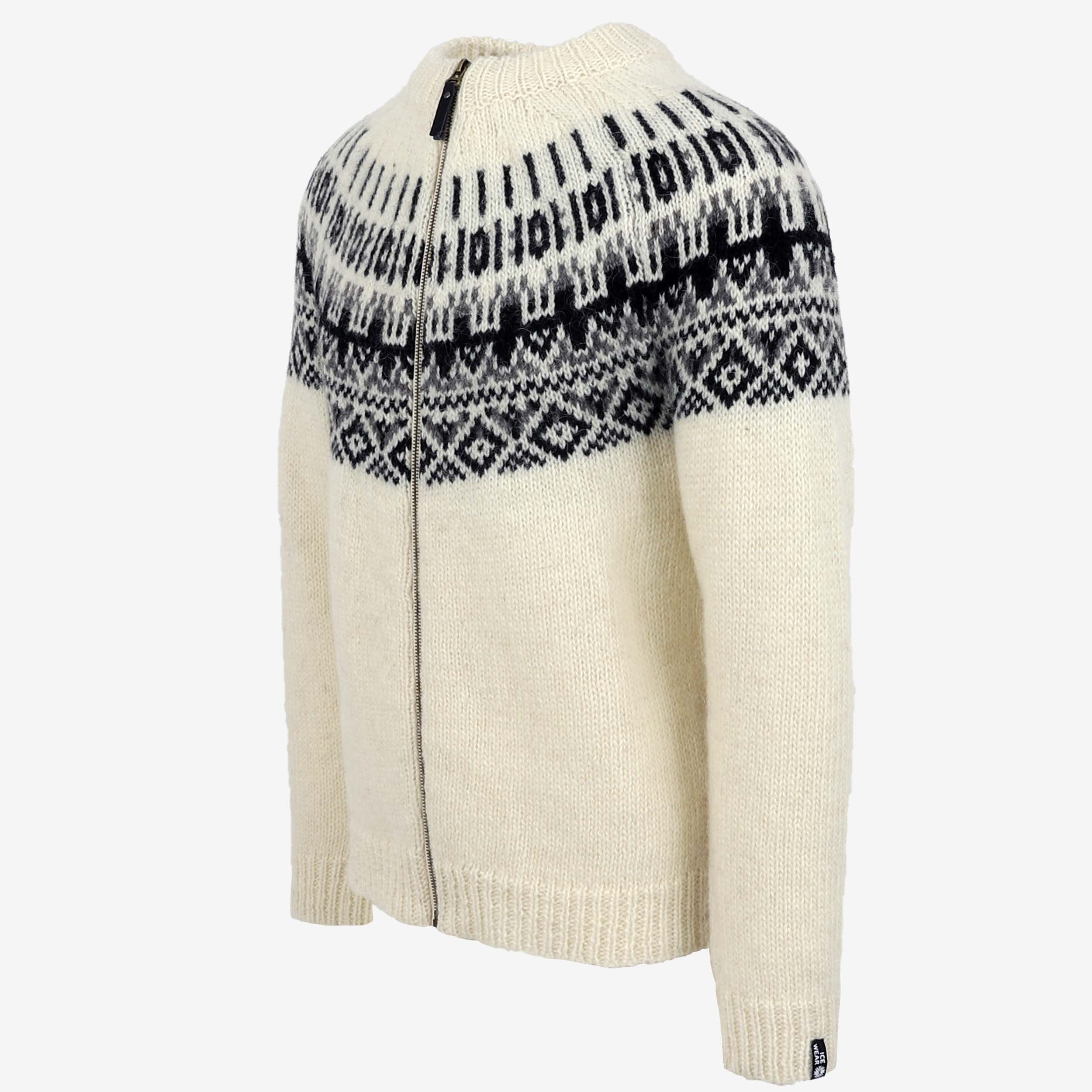 Elis Wool Sweater with full Zip
